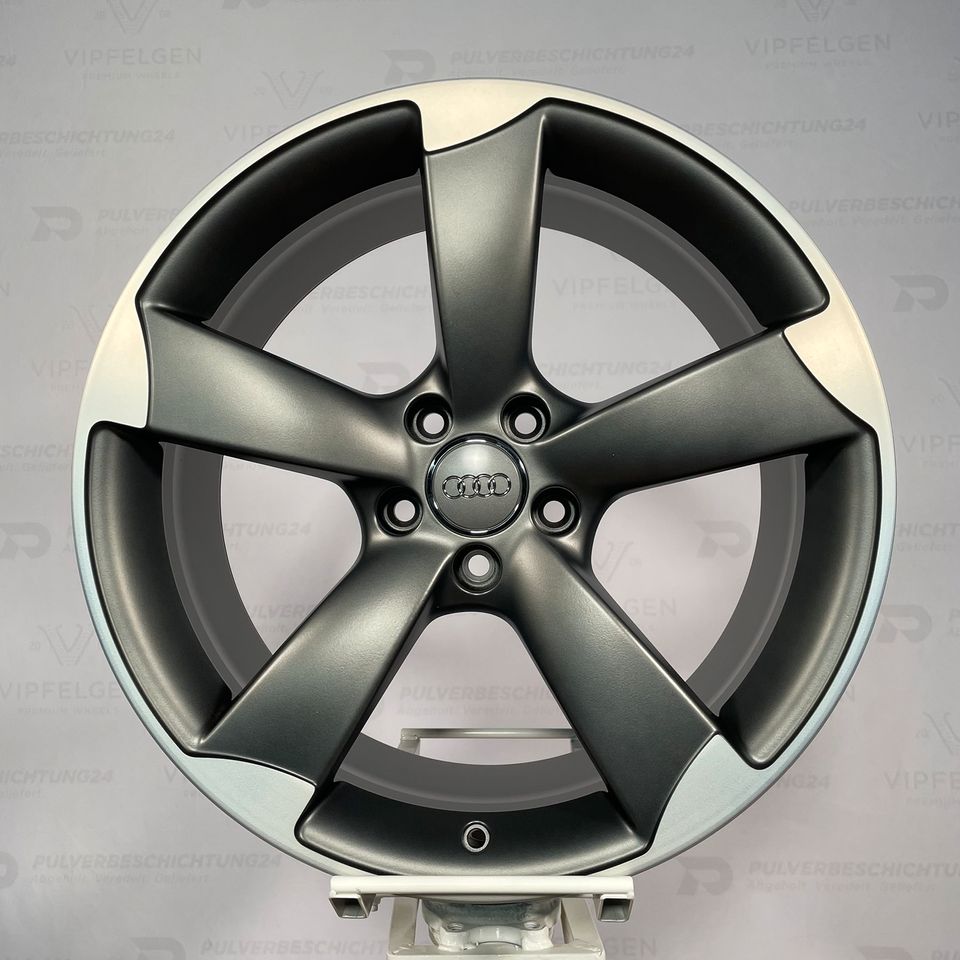 Original 19 Zoll Audi Rs3 8p Rotor Alufelgen 5x112 Schwarz Glänzend Mit